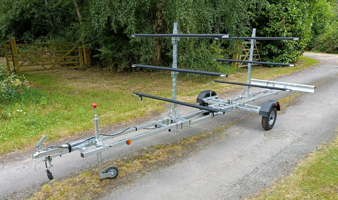 Trailers for transporting canoes and kayaks - Trevor Steels Trailers